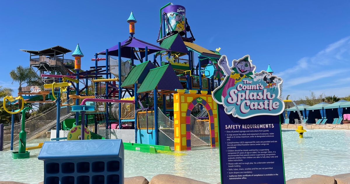 The Count’s Splash Castle @ Sesame Place San Diego | Open Coaster