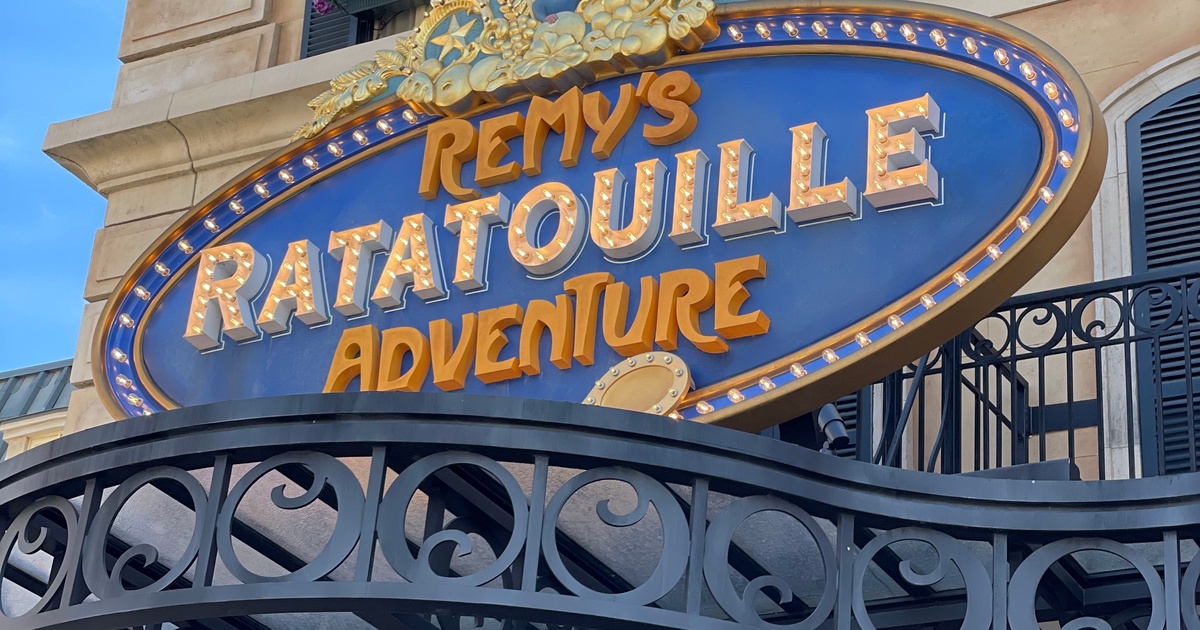 Remy’s Ratatouille Adventure @ EPCOT | Open Coaster