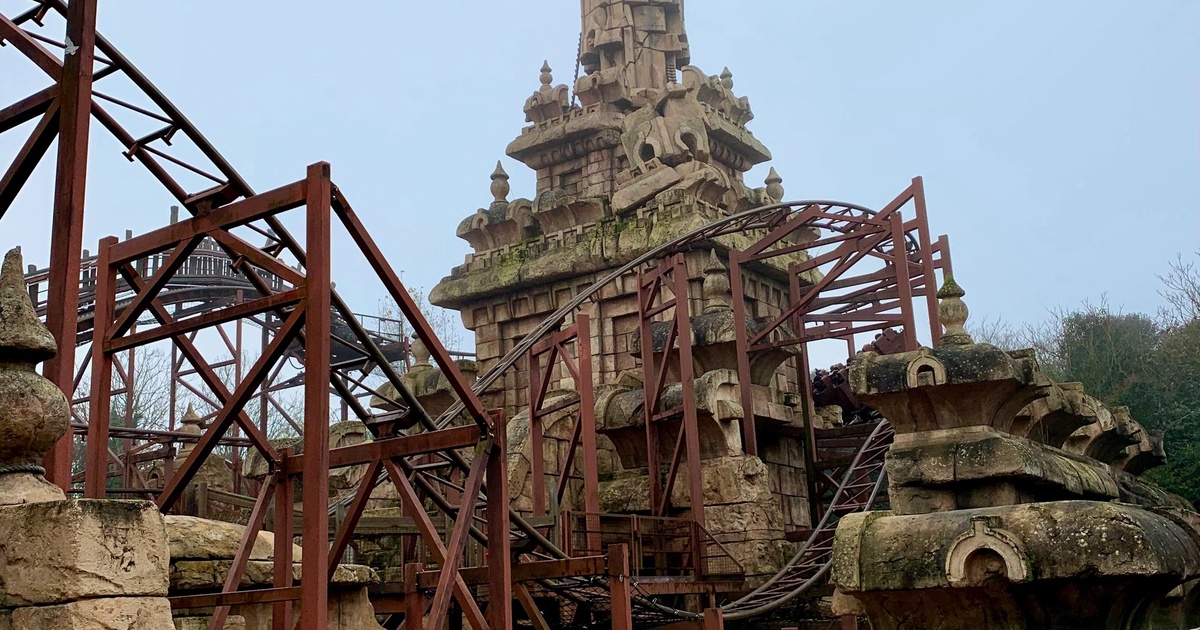 Indiana Jones and the Temple of Peril @ Disneyland Paris | Open Coaster